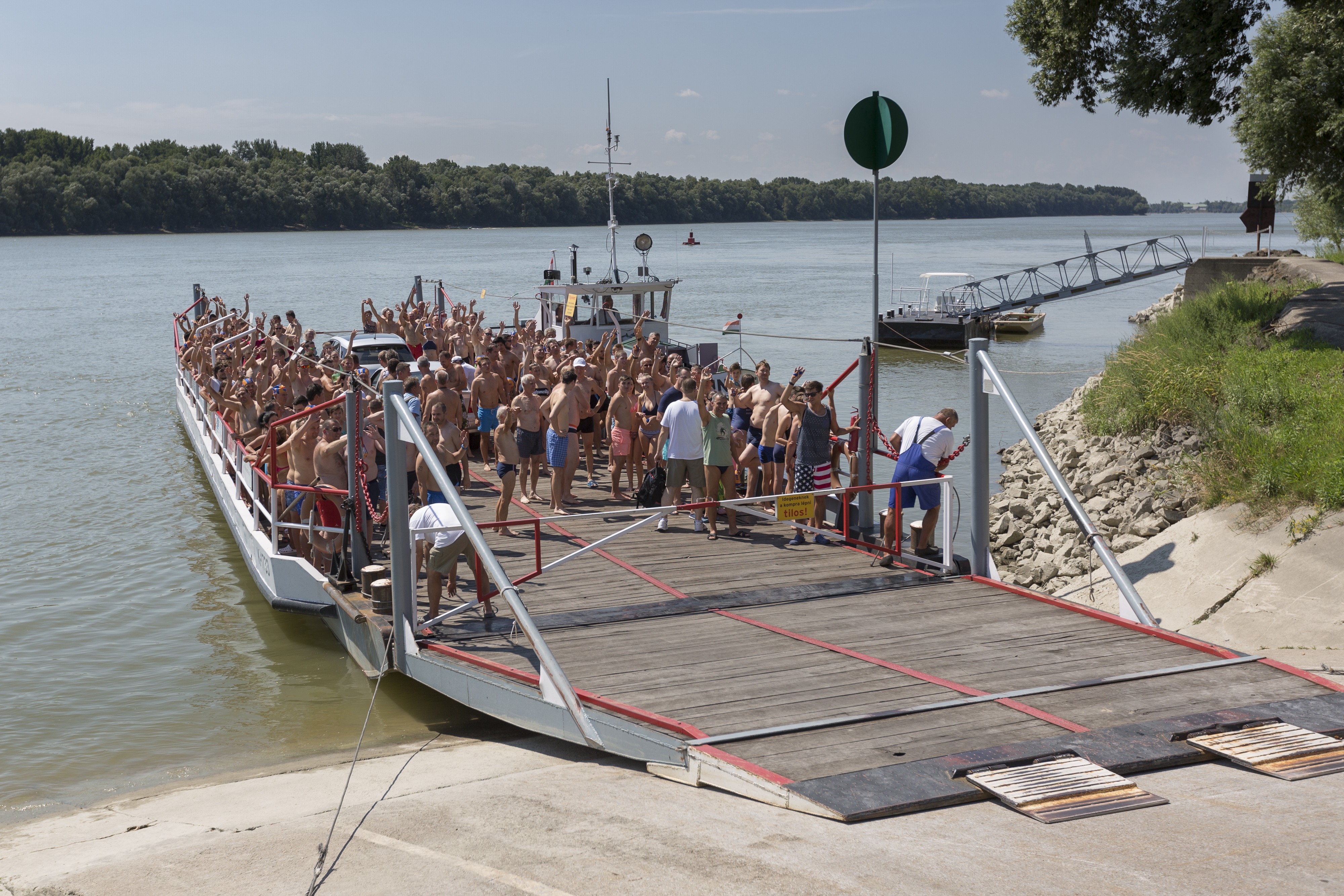Danube Cross Swimming